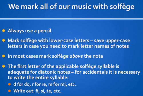 Teaching Music With Solfège « Walter Bitner